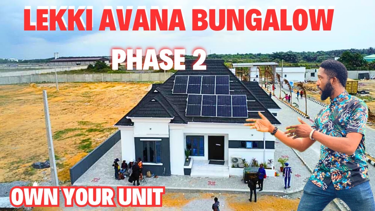 Lekki Avana Phase 2 Open 3 Bedroom bungalow with solar Power| Smart ...