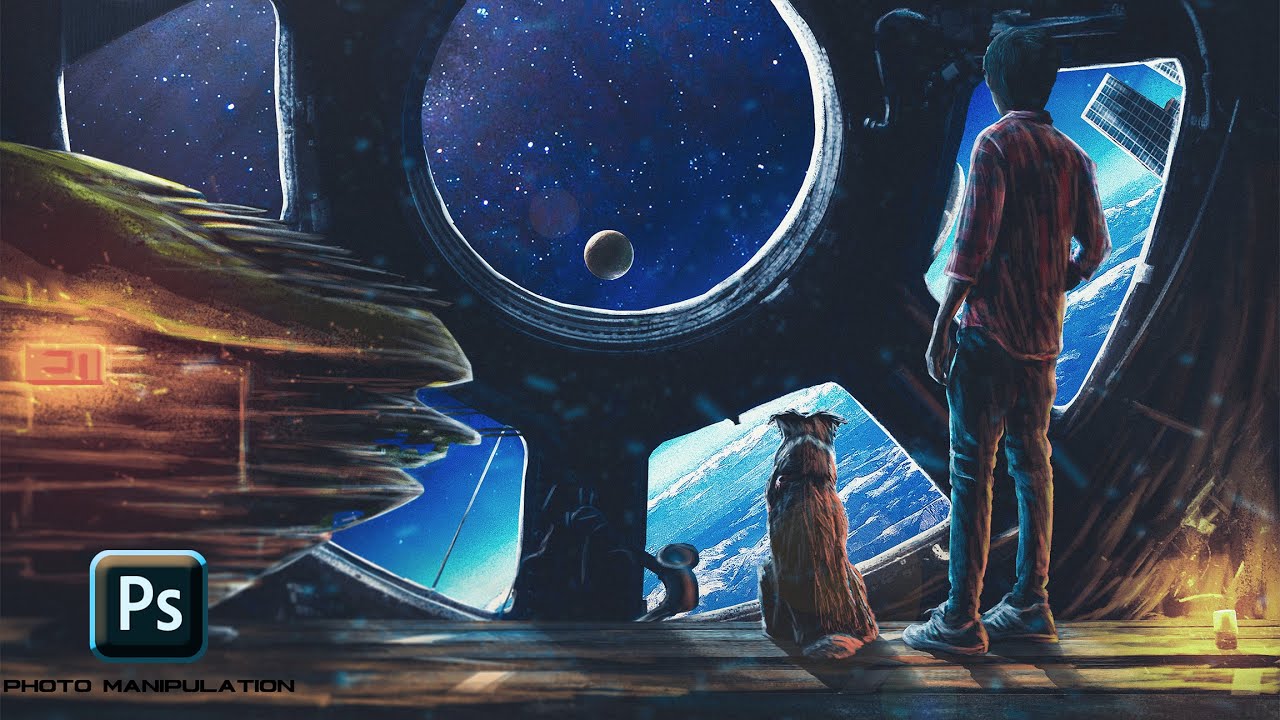 Far From Home | Space Edit | Photo Manipulation - YouTube