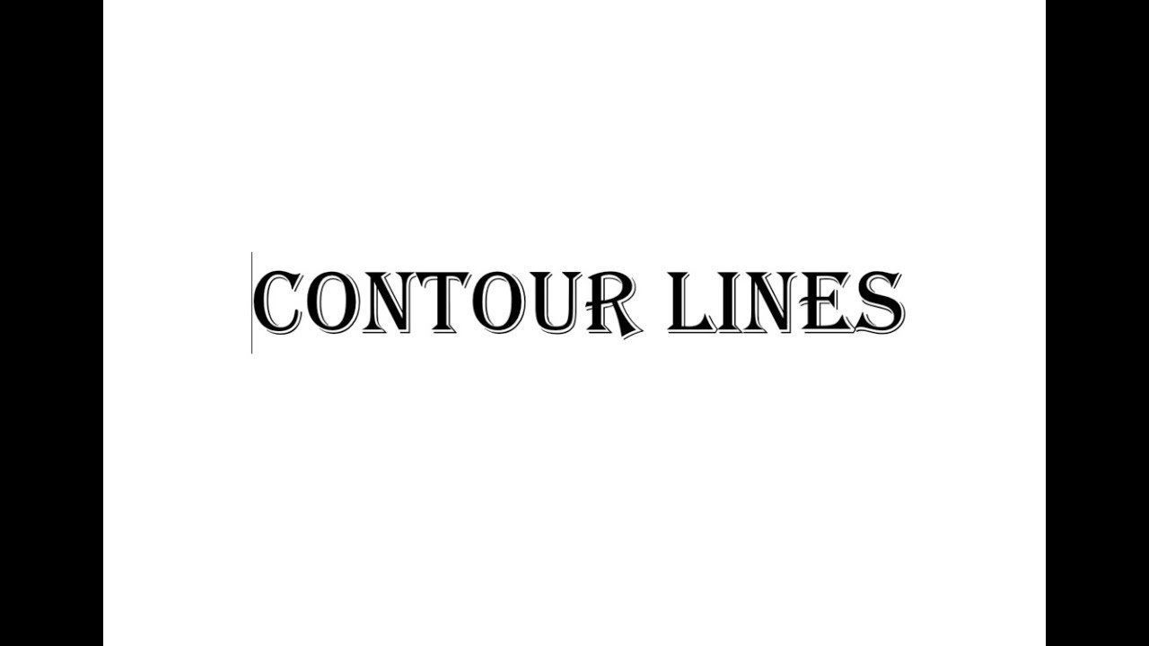 Contour lines - YouTube