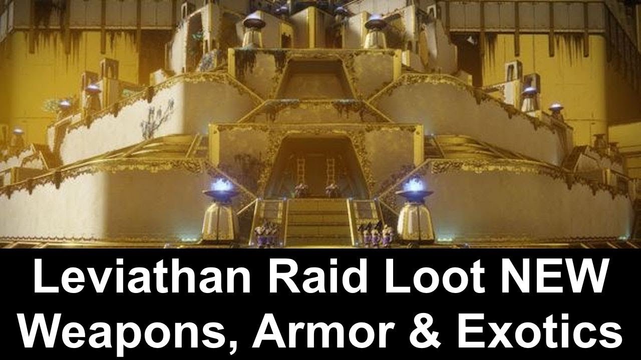 Destiny 2 - Leviathan Raid Loot Haul NEW Weapons, Armor & Exotics Drops ...