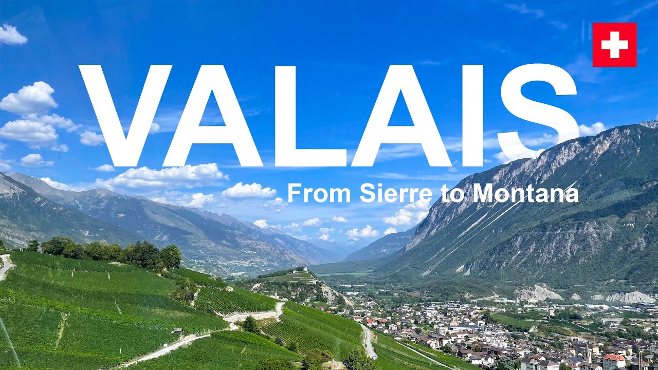 Exploring Switzerland's Funicular Trails: From Sierre to Montana. 4K ...