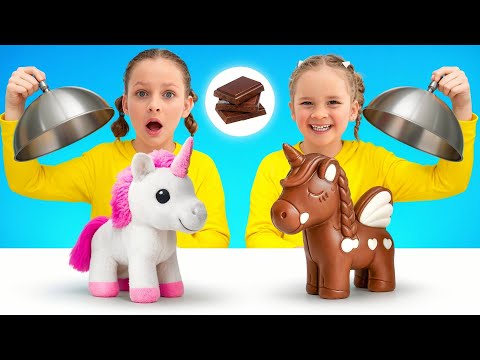 Chocolate Fun Challenge| Yummy Treats with Maya and Mary