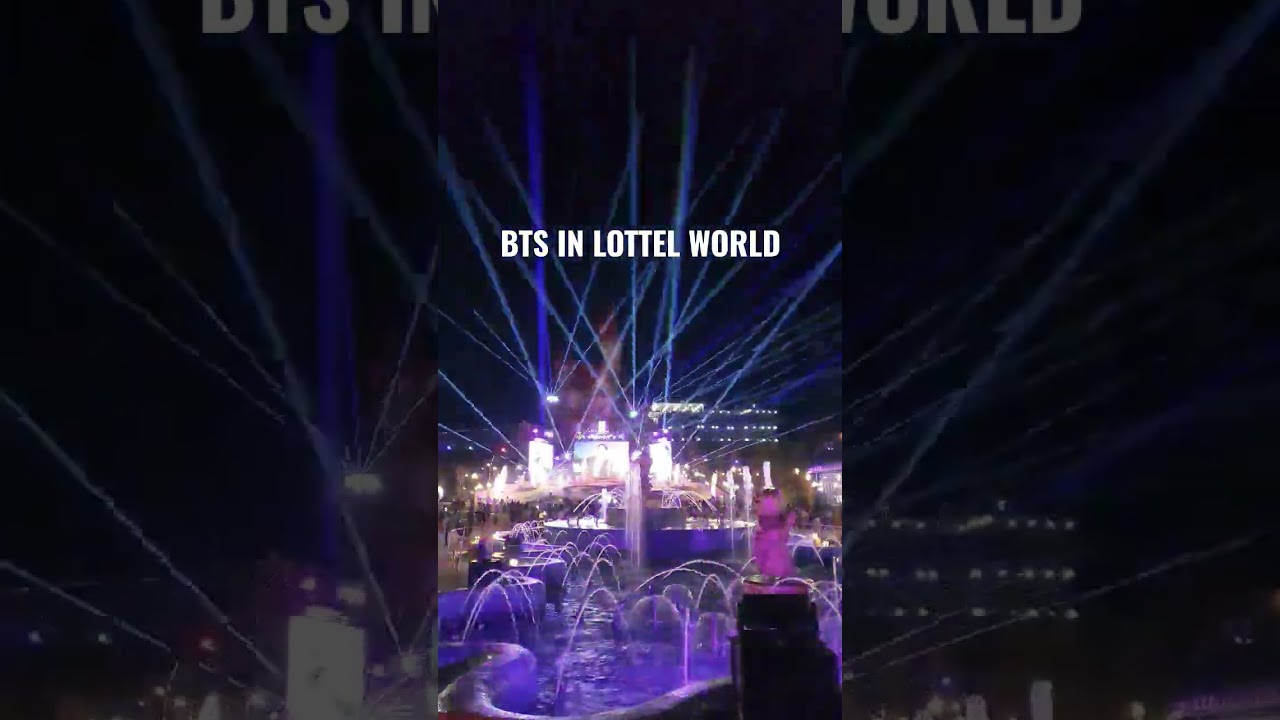 BTS IN LOTTE WORLD - YouTube