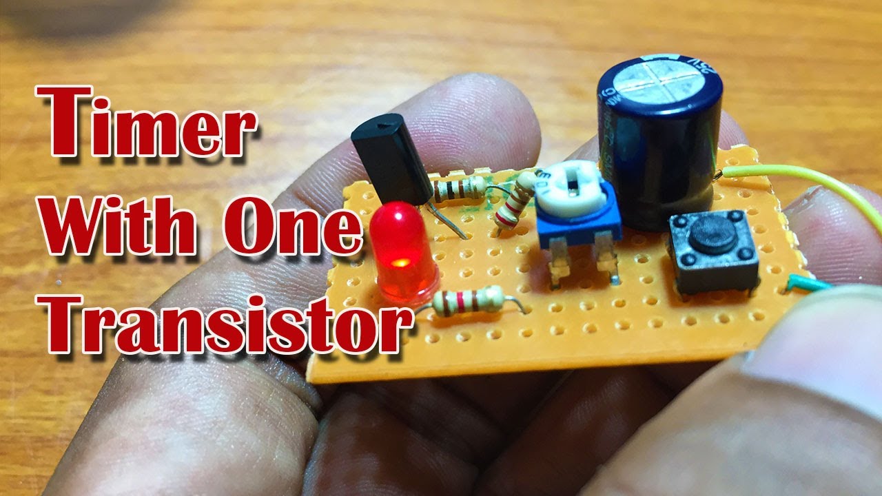 Delay off Timer Circuit with Single Transistor - YouTube