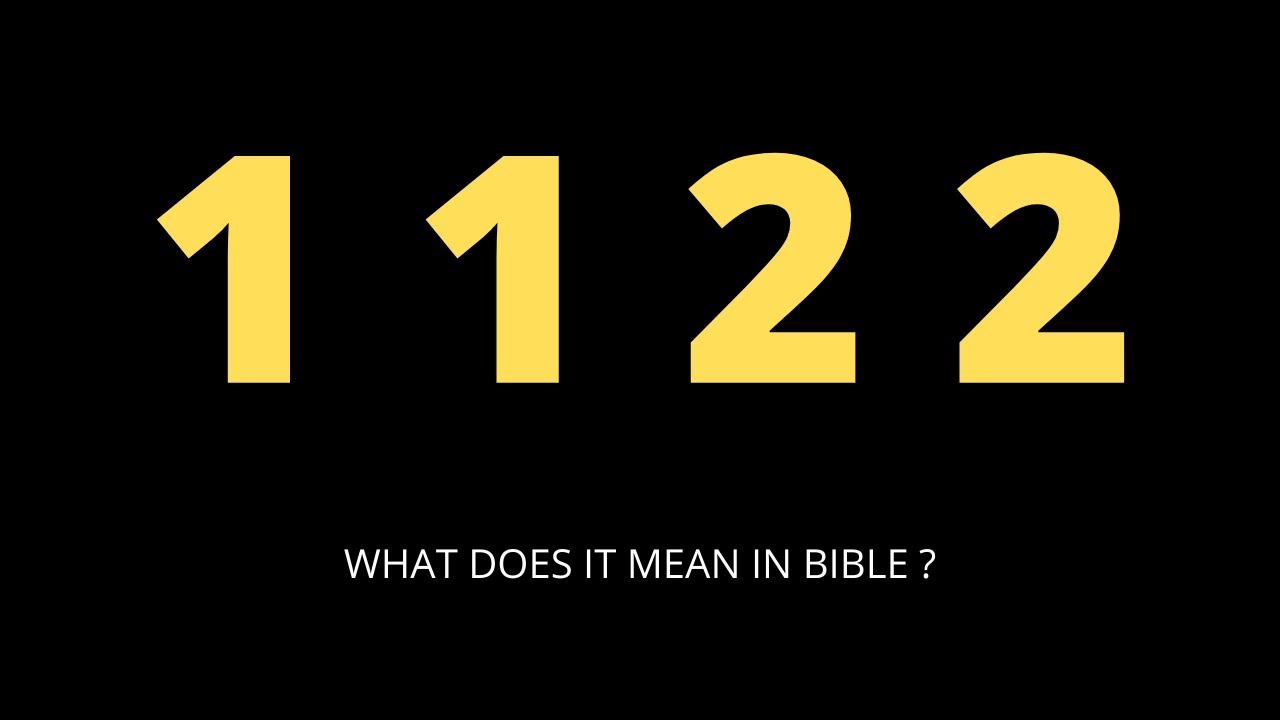 Angel Number 1122 Meaning And Symbolism YouTube