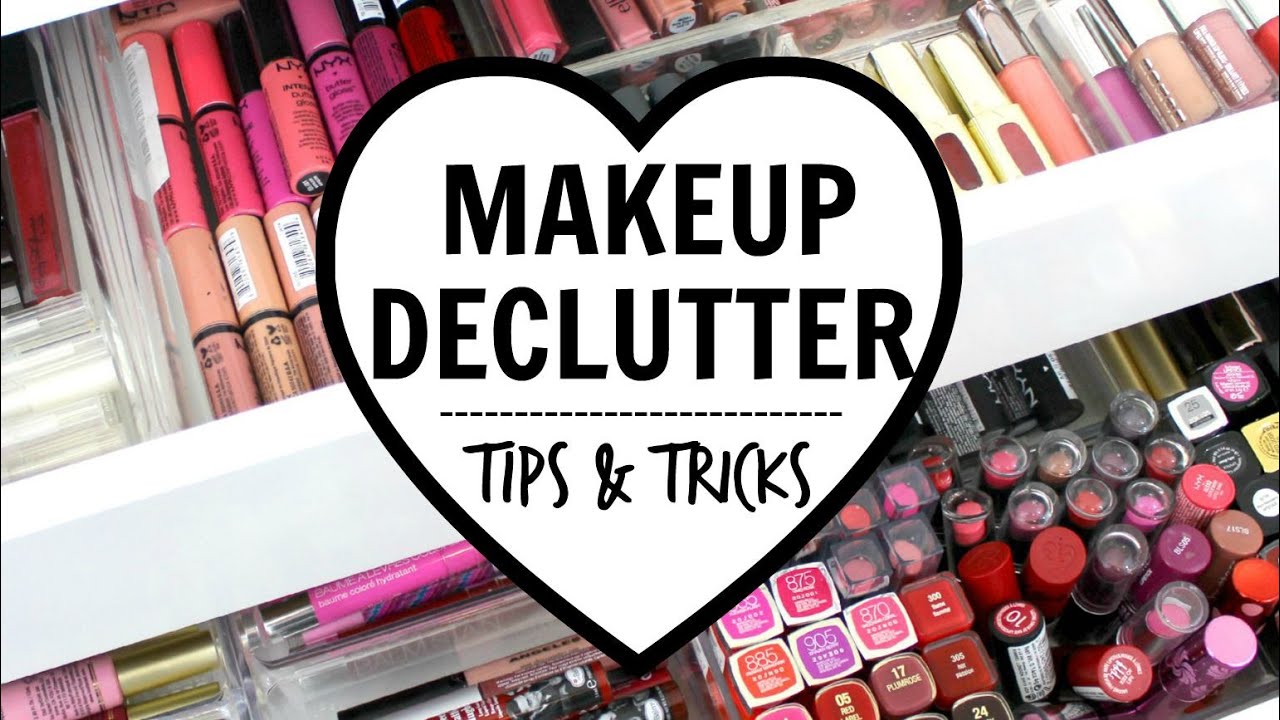 How to Declutter Your Makeup Collection! - YouTube