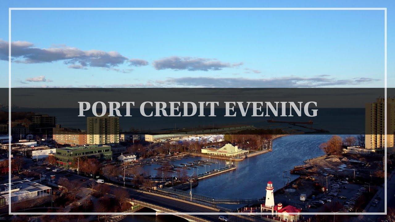 Port Credit Evening, Ontario (4K Drone) - YouTube