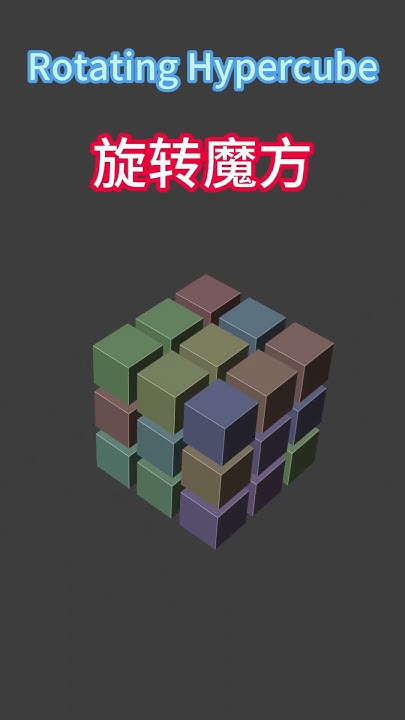 Rotating Hypercube 旋转魔方 - YouTube