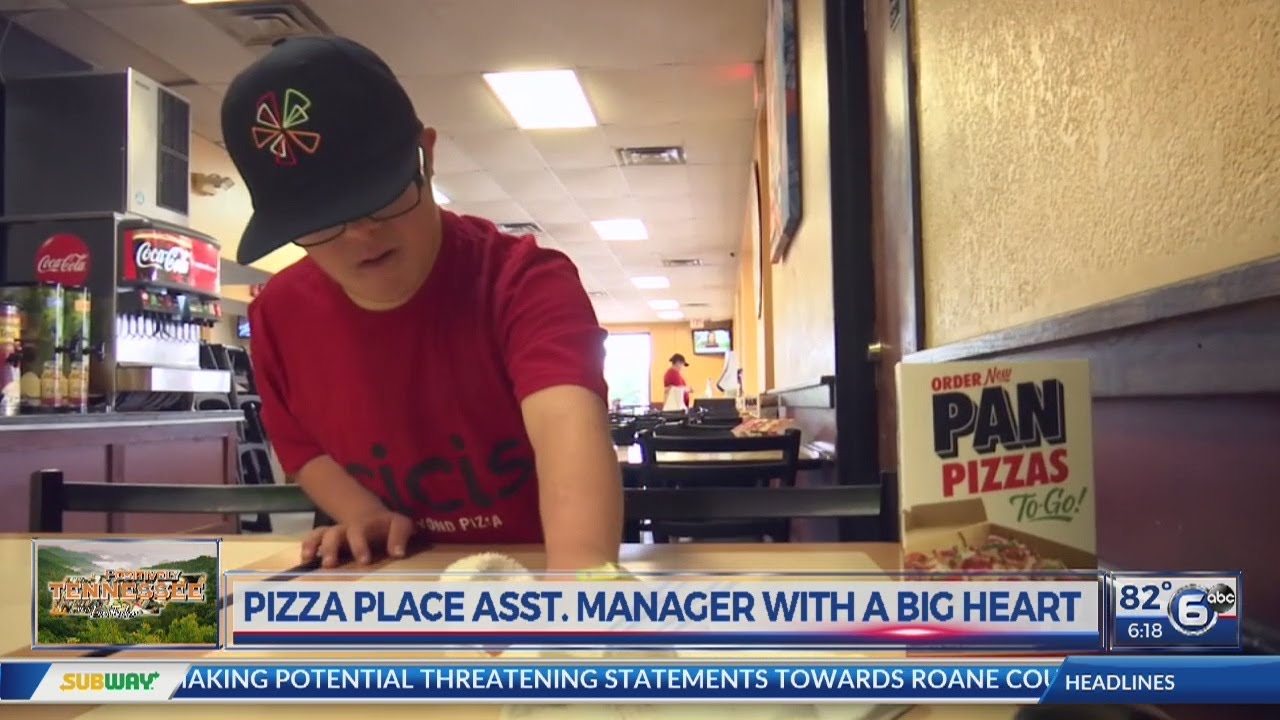 Pizza place assistant manager with a big heart - YouTube