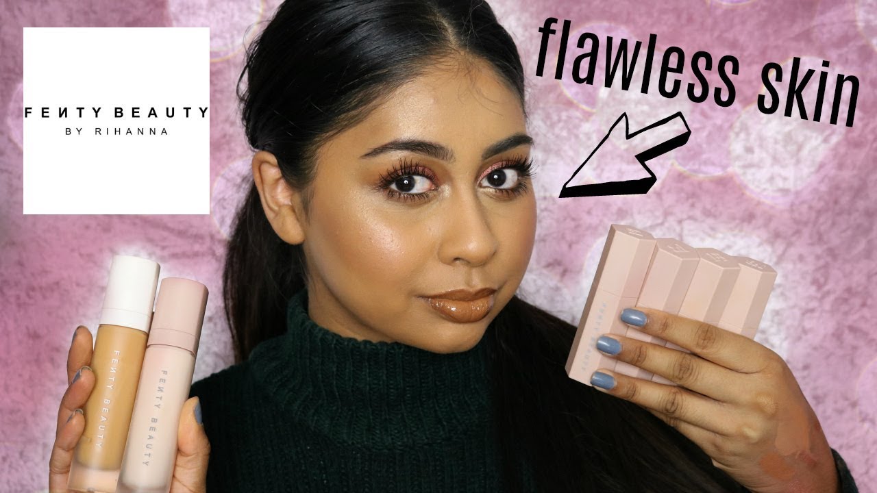 FENTY BEAT MY FACE! Full Face of Fenty Beauty - YouTube