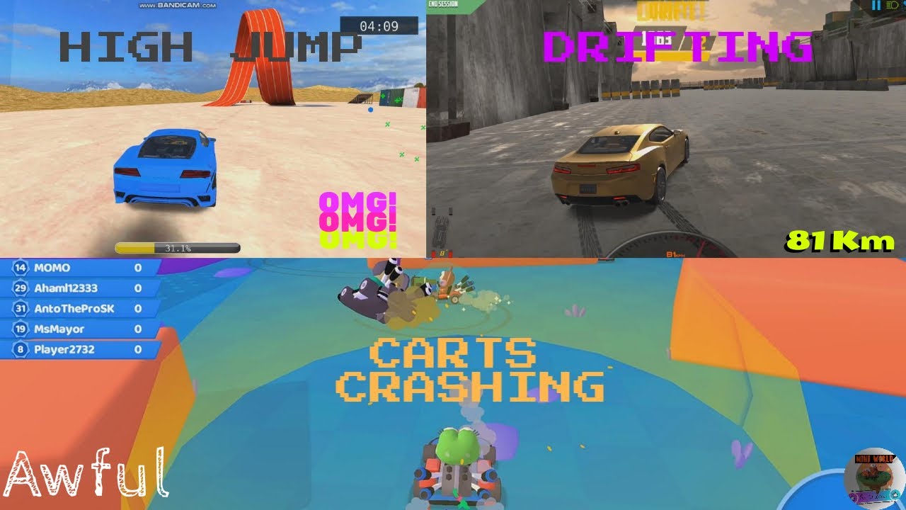 Sensational Car Jump Risky Cart Crashes, Stunning Video with More mind ...
