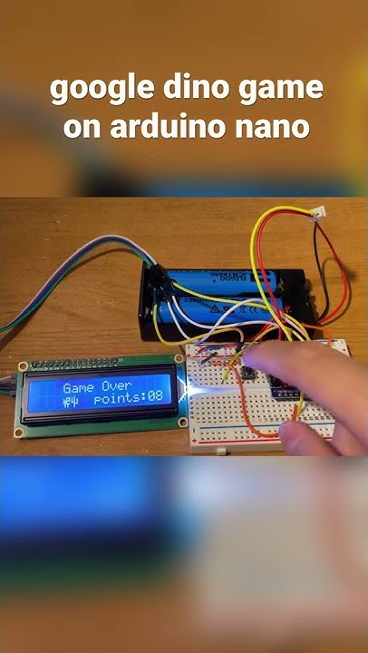 google dinosaur game on arduino nano #shorts #arduino #arduinonano #dinogame - YouTube