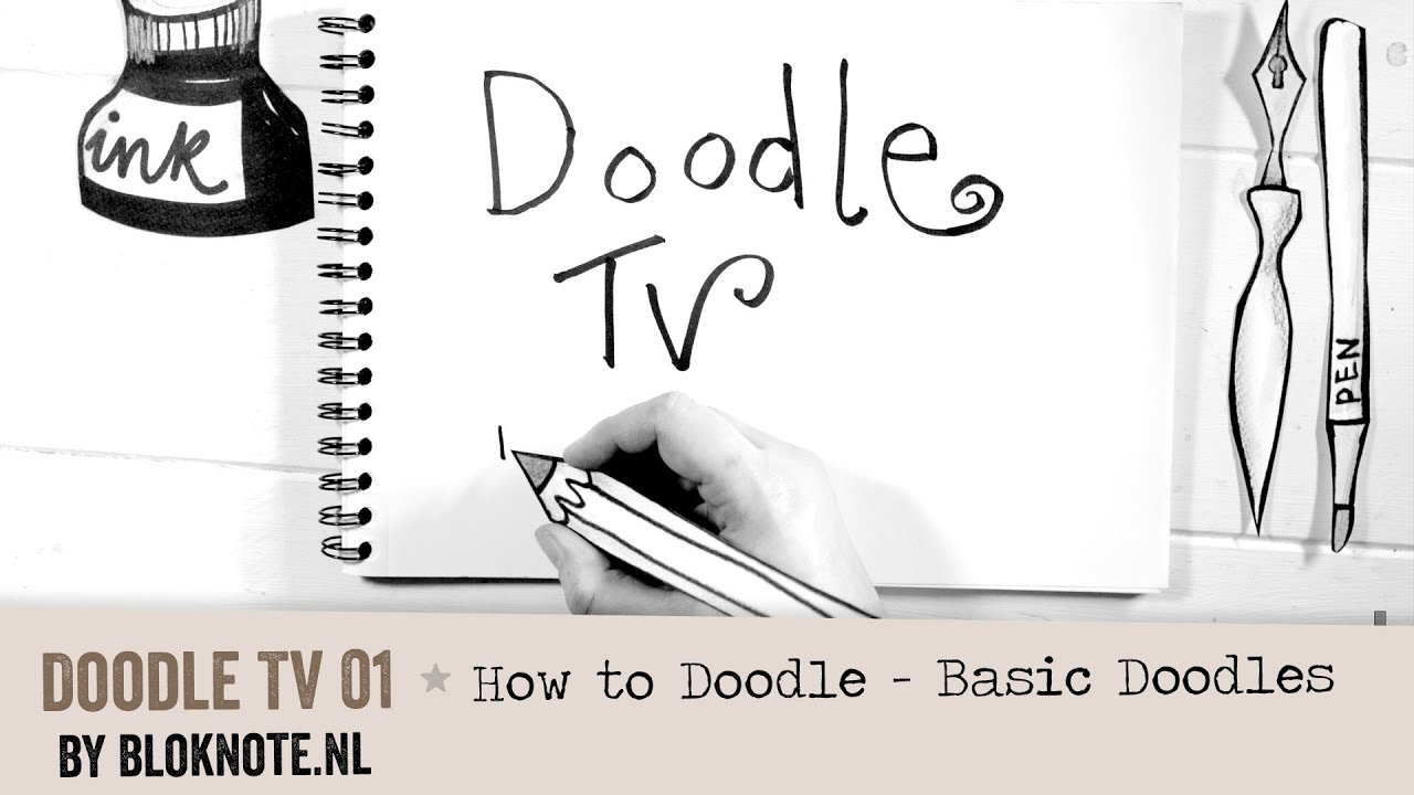 DOODLE TV 01 - How to doodle - Basic Doodles - YouTube
