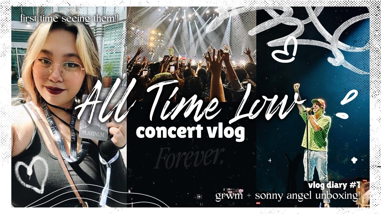 All Time Low in MNL PH 2024! ♡ (concert vlog) GRWM + Mini Food Trip ...
