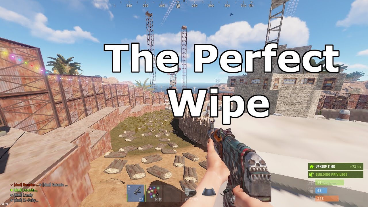 The Final Raid Of a Successful Wipe - Rust - YouTube