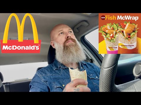 Man Eats McDonald’s New Creamy Chipotle Fish McWrap In Peace - YouTube