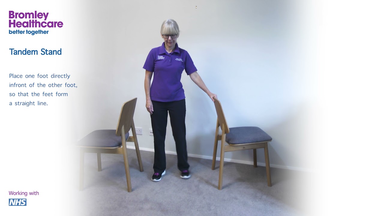 Falls and Fracture Prevention - Tandem Stand - YouTube