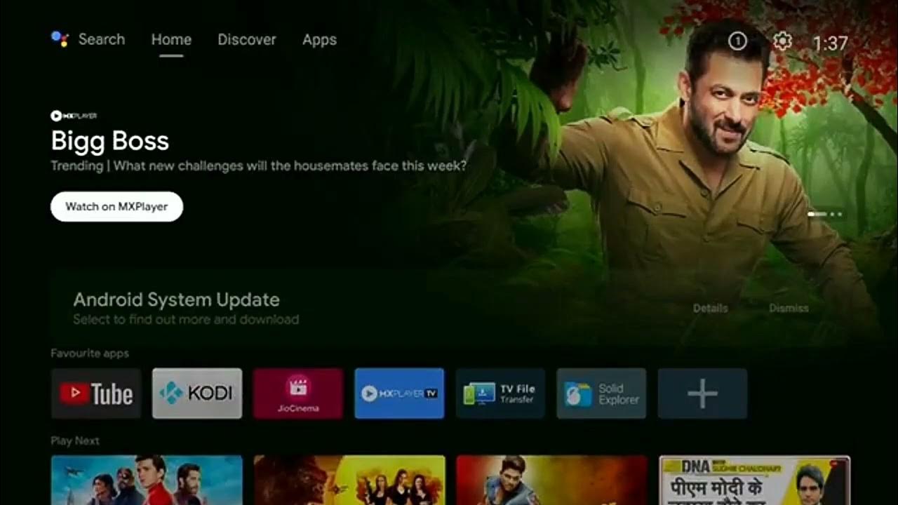 Android TV Update Google TV Like Interface New Boot Animation In Your Android TV Box - YouTube