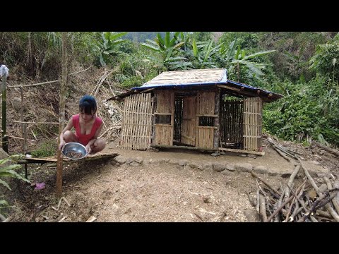 30 Days Alone In The Forest Survival Make Wooden Chairs - Camping Life Bushcraft Living Off Grid ...