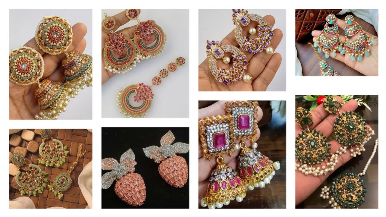 A most beautiful earrings designs for Ladies| trendy earrings ...