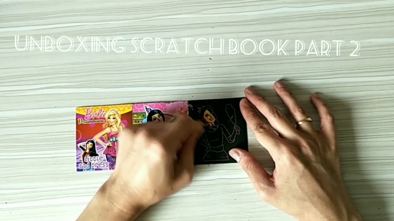 DIY scratch book - YouTube