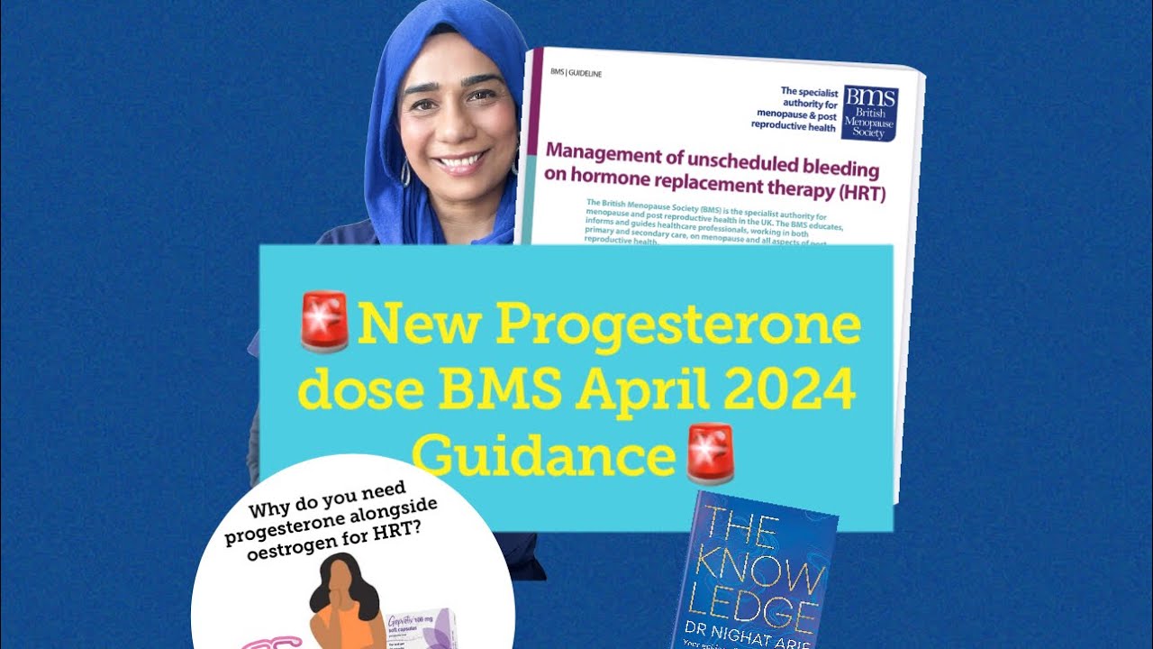 🚨updated BMS Guidance on Progesterone dosing April 2024🚨 - YouTube
