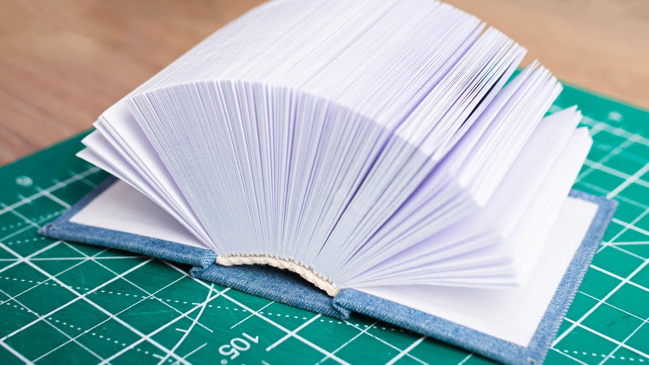 Making a Mini Book of 364 Pages - YouTube