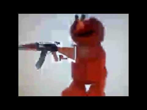 elmo kills barney! - YouTube