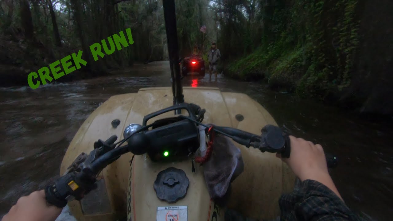 Honda 300 And Can-Am 700 Water Riding!! (300 IS ALIVE!) - YouTube