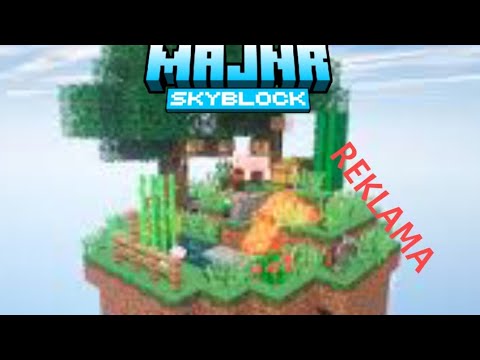 reklama na server Skyblock Majnr - YouTube