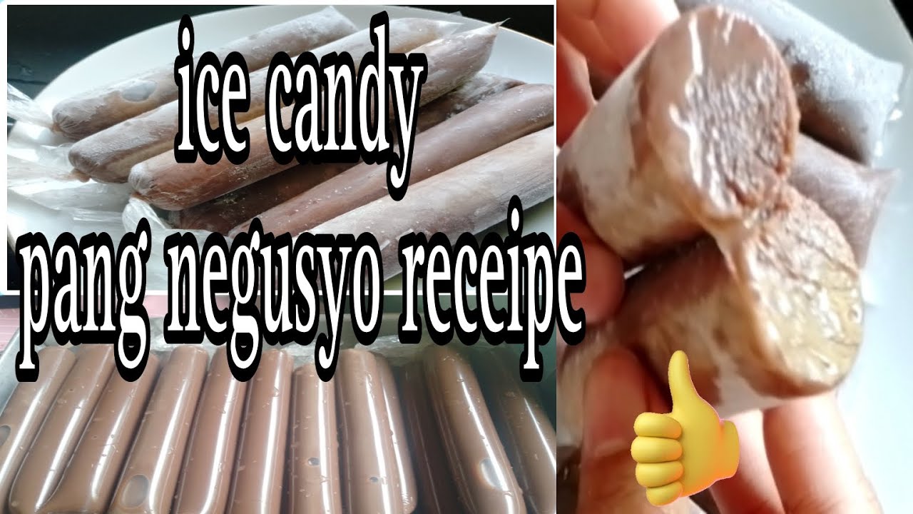 PAANO GUMAWA NG CHOCOLATE ICE CANDY/pang negusyo receipe(Mommysel ...
