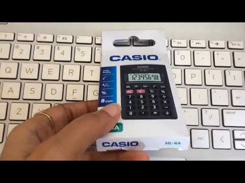 Casio mini Calculator - YouTube