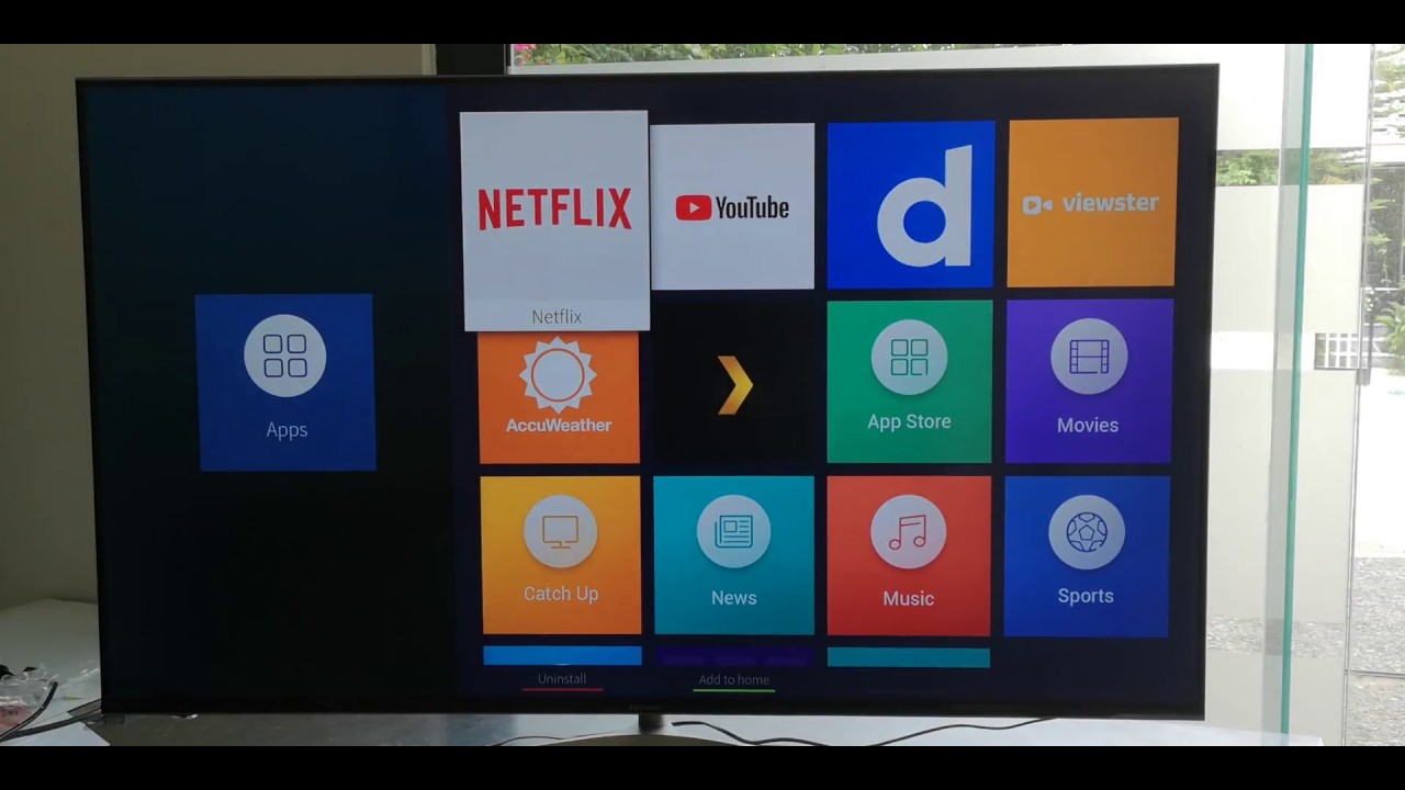 Hisense H55U7A television unboxing - YouTube