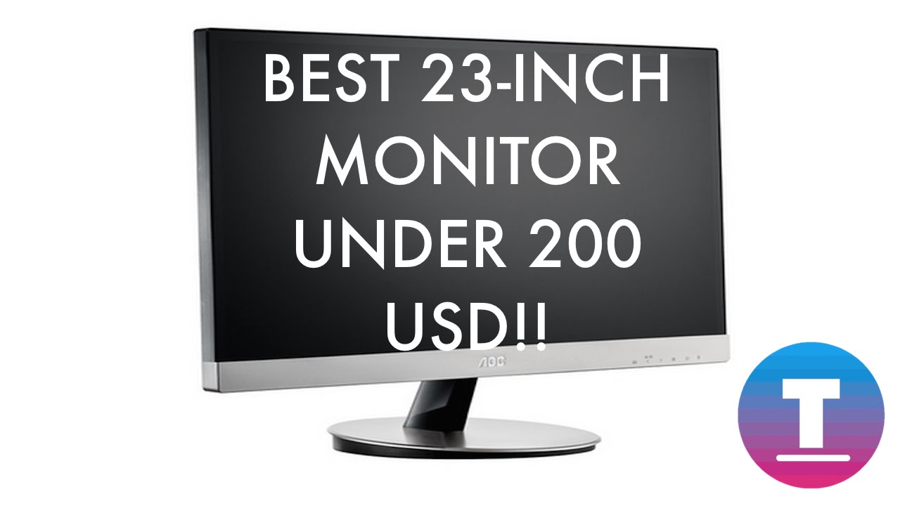 BEST 23 Inch Monitor under $200! - YouTube