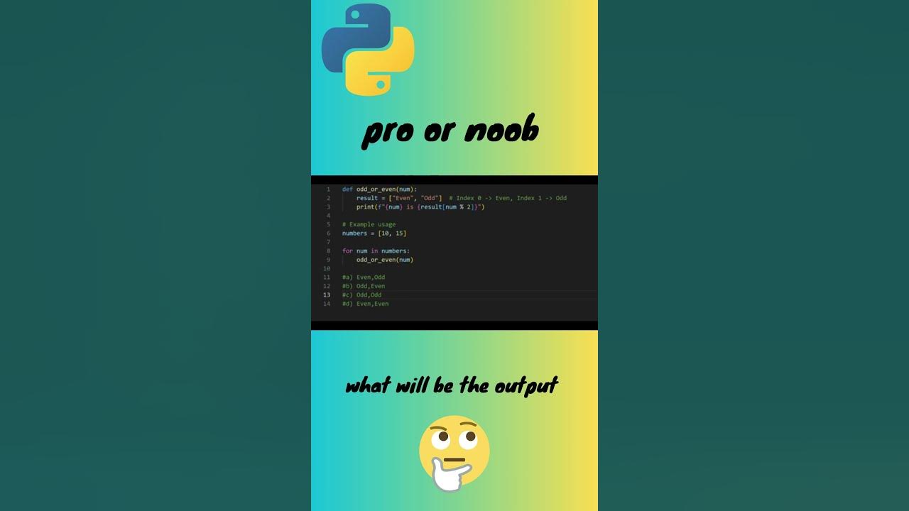 What Will Be The Output π€ Comment Urs Python Learnit Coding Quiz Youtube