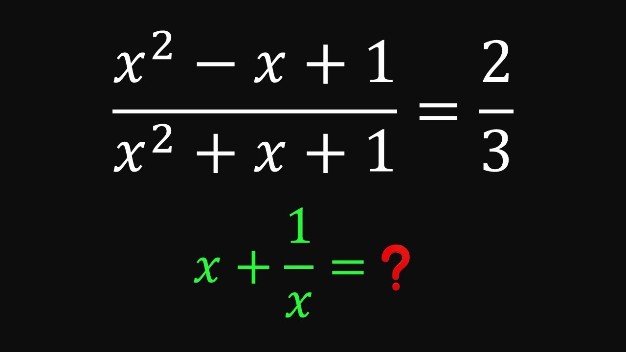 Easy Rational Equation: Solution REVEAL #maths #math - YouTube