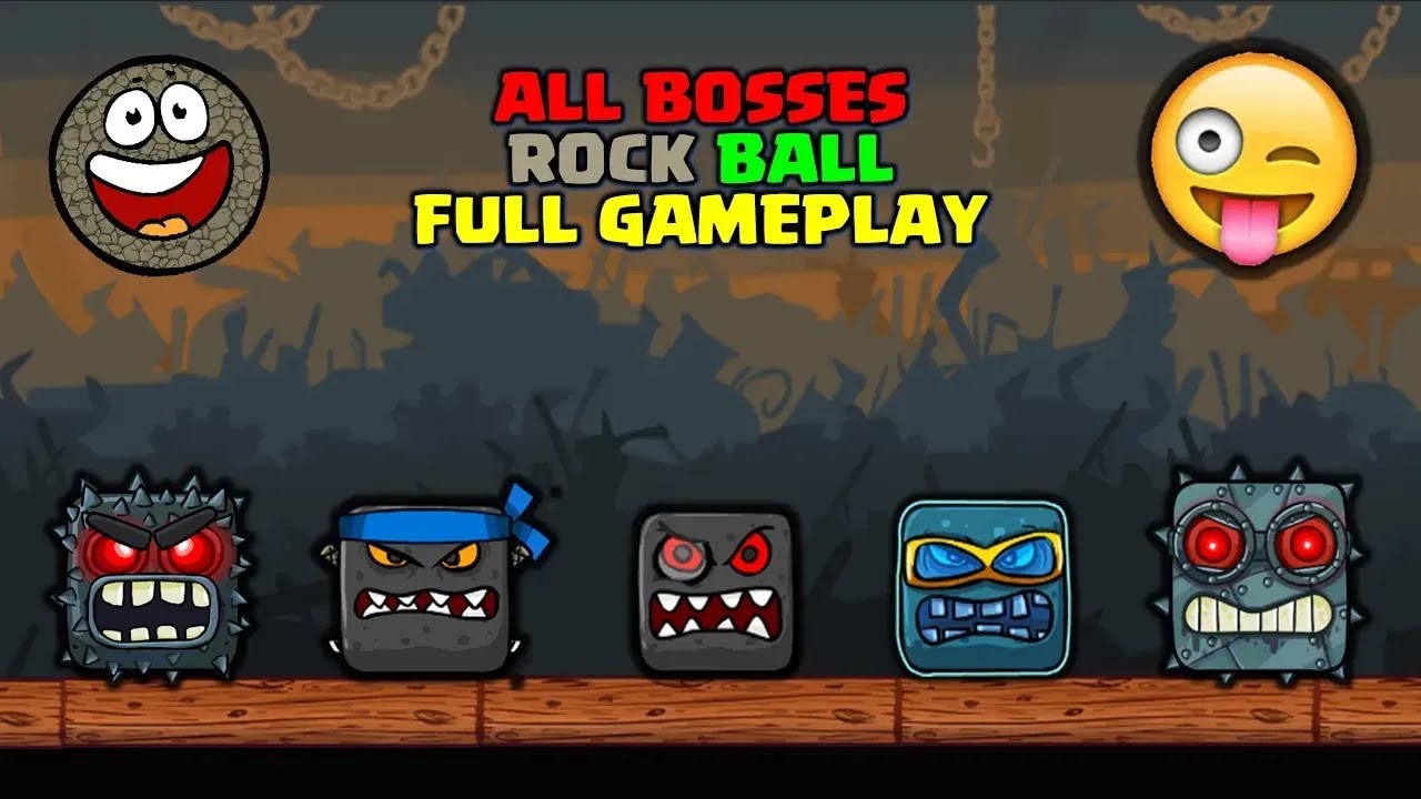 Red Ball 4 - Rock Ball - All Levels - All Volumes - All Bosses - 13 ...