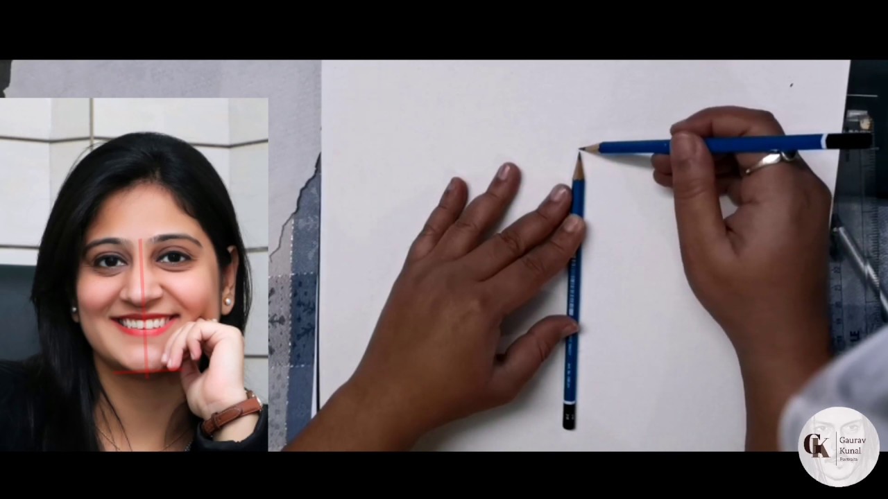How I measure my Portraits full demonstration || Kunal - YouTube