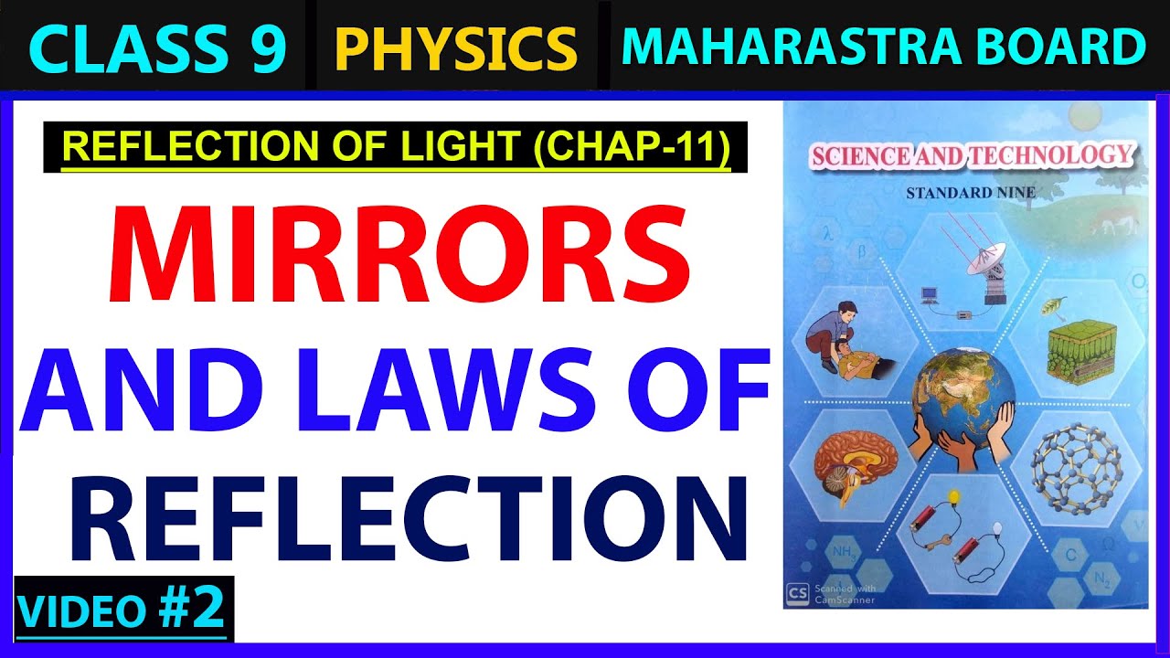 #02-Mirrors & Laws of Reflection-Reflection of light |Phy|Class 9 ...
