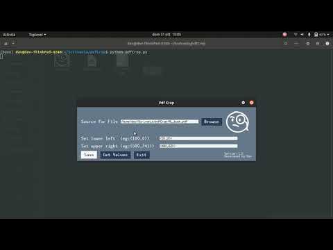 Pdf Crop Python - YouTube