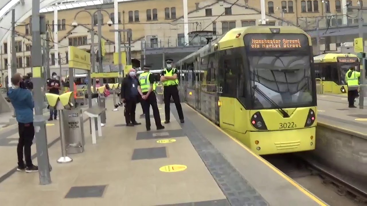 Not Allowed To Film Trams Manchester Victoria Metrolink Tram Stop 16th ...