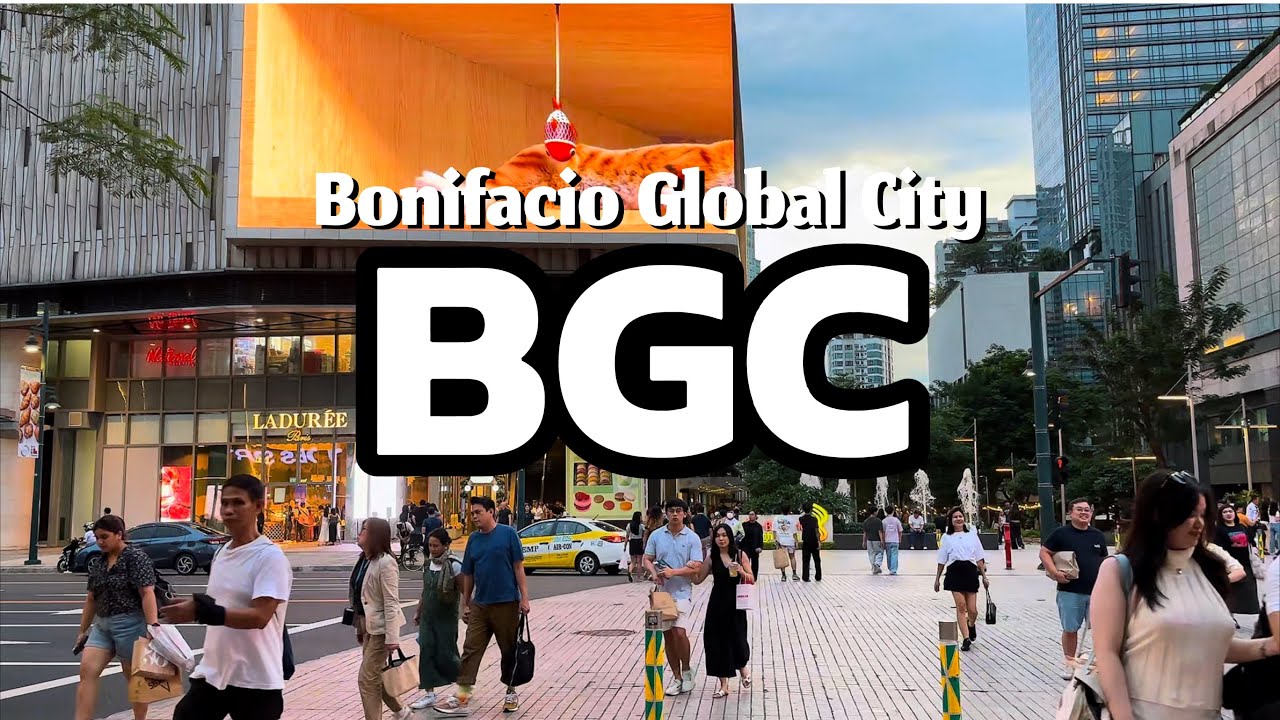 [4K HDR] This is BGC NOW! Best Afternoon Walk in Taguig Metro Manila ...