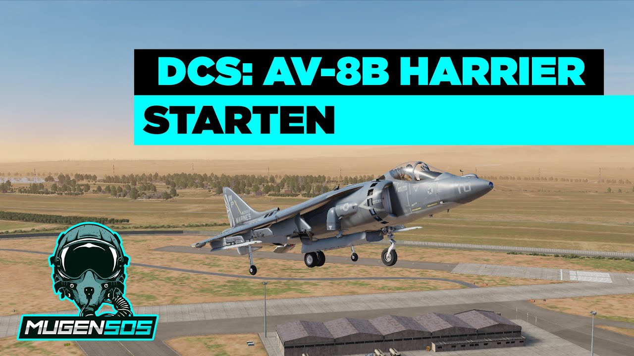 DCS World: AV-8B Harrier - Starten - DCS Tutorials in Deutsch - YouTube