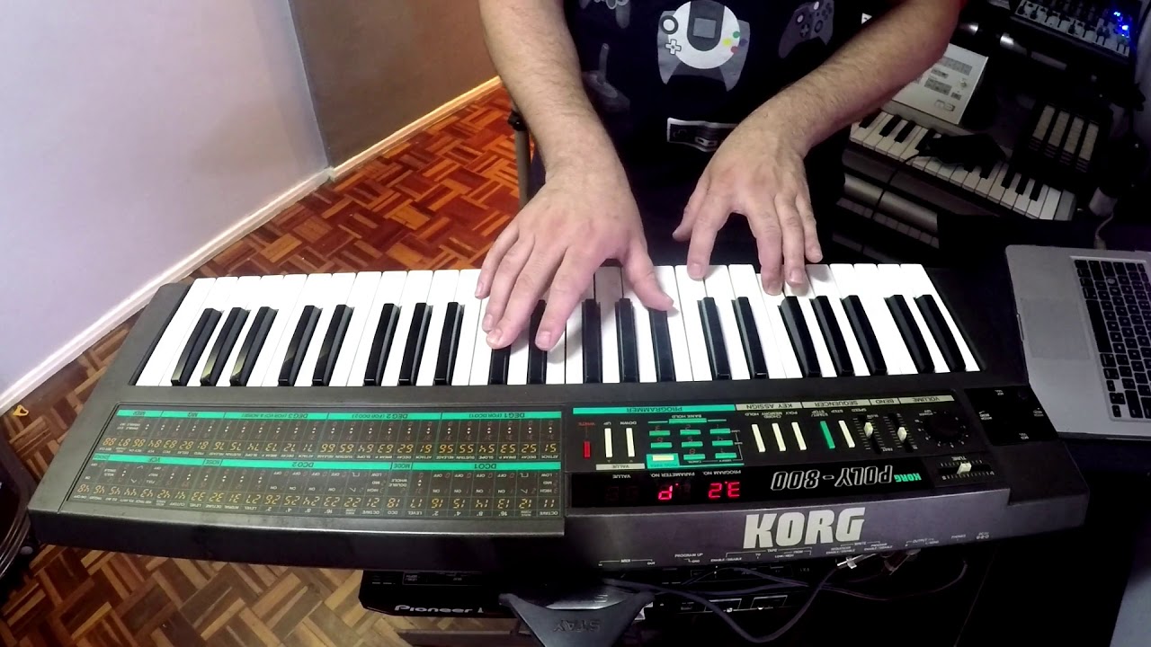 KORG POLY-800 - Checking the Sound - YouTube