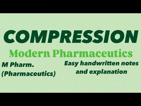 Compression #pharmaceutics #modernpharmaceutics #easyexplanation # ...