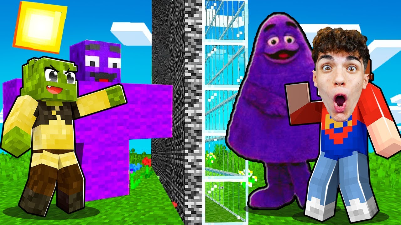 HO BARATO CON IL COMANDO //INCOLLA nella BUILD BATTLE del GRIMACE SHAKE ...