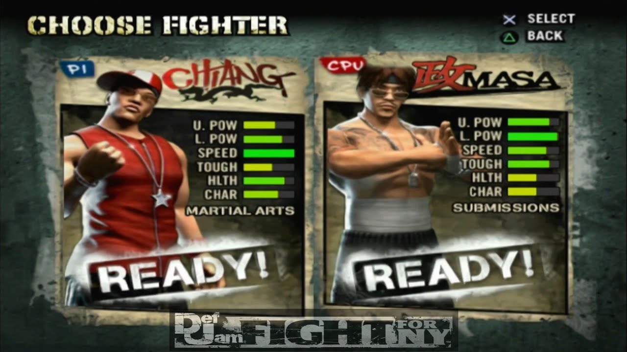 Def Jam Fight For NY | CHIANG vs MASA | 7 Matches | HARD! (PS3 1080p ...