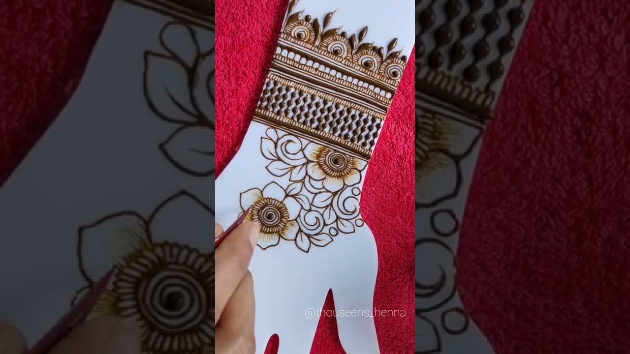 Beautiful Back Hand Design Tutorial - YouTube