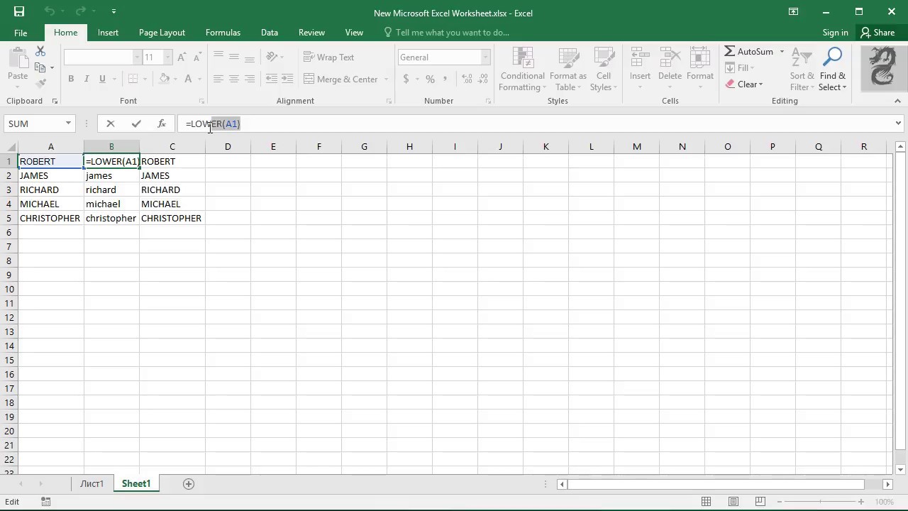 Changing Case In Excel Lower Upper How To Change Caps To Lowercase In Changing Case In Excel Lower Upper How To Change Caps To Lowercase In