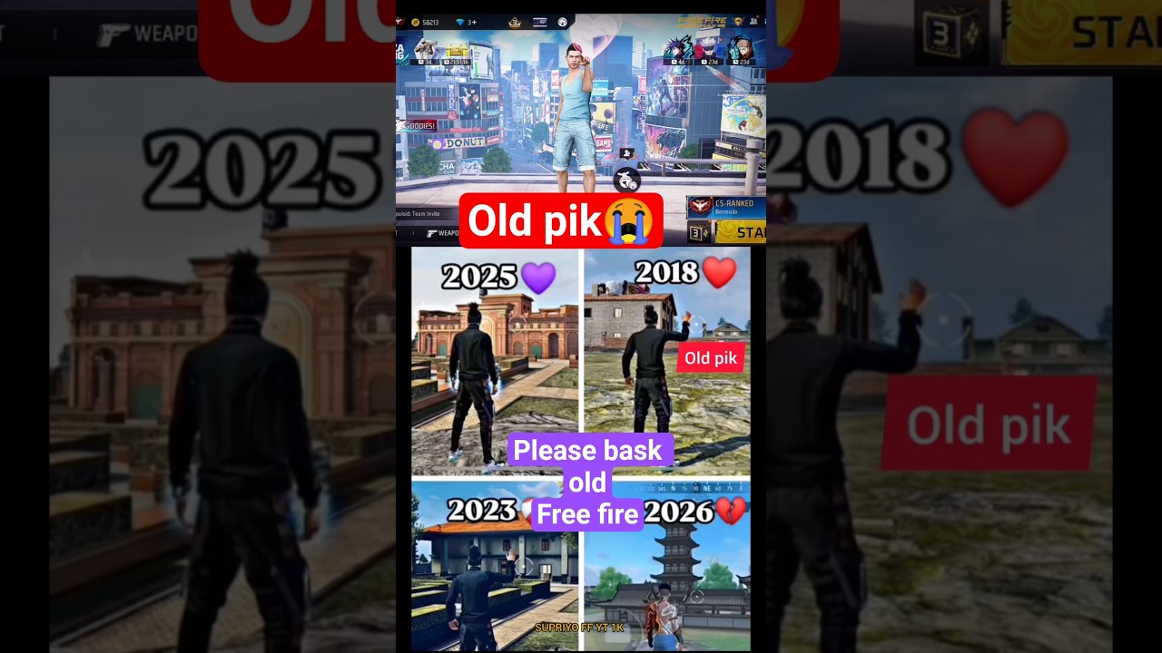 #oldpik #freefire #supriyoffyt1k #garenafreefire #oldisgold #ff # ...